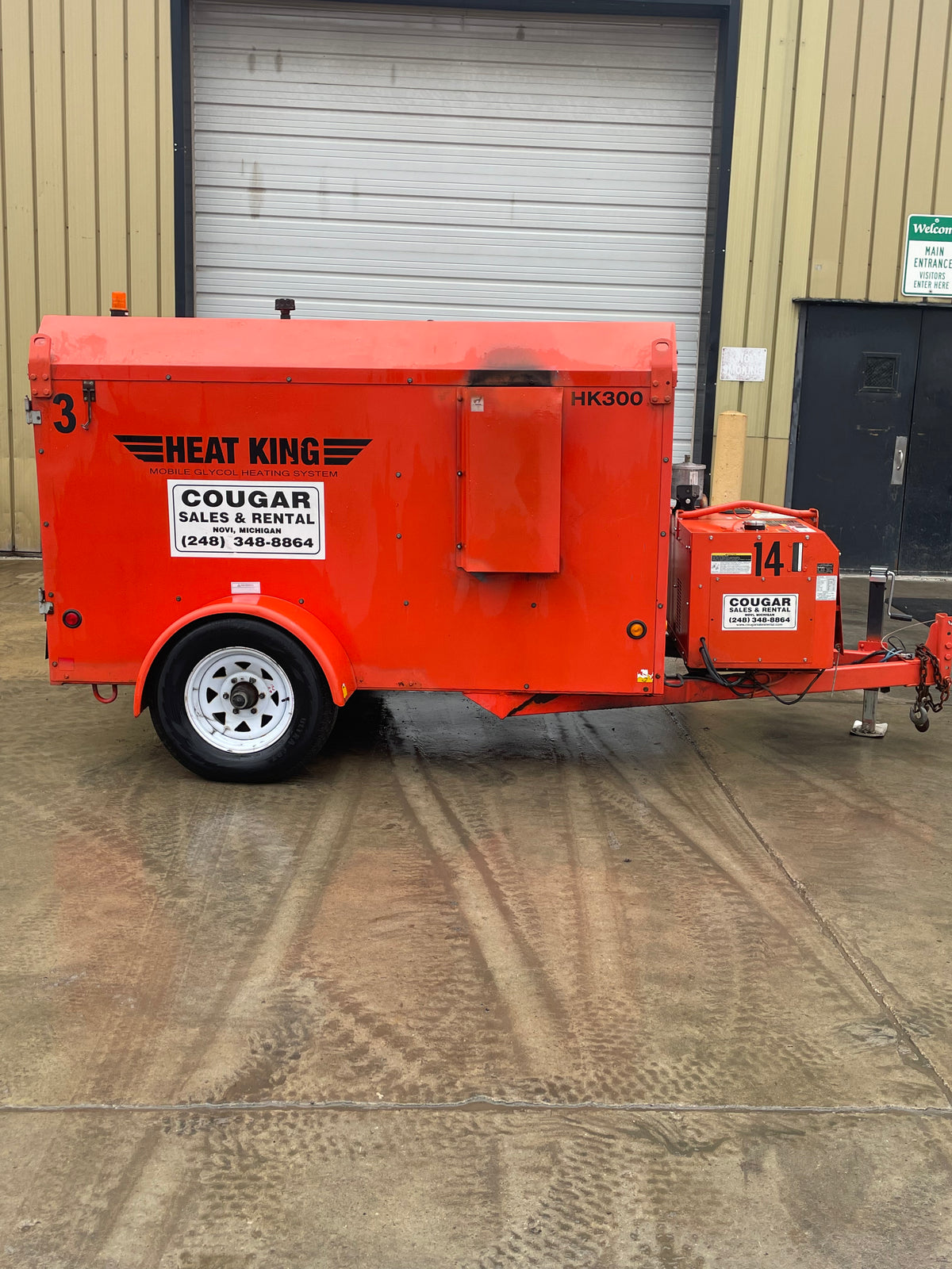 Heat King HK300 (5600') Ground Heater with 7KW Kubota Generator, GH3-3 ...