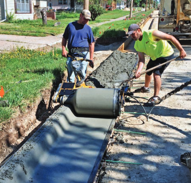 Curb Roller CM4000 (Drum Sold Separate) — Cougar Sales & Rental, Inc.