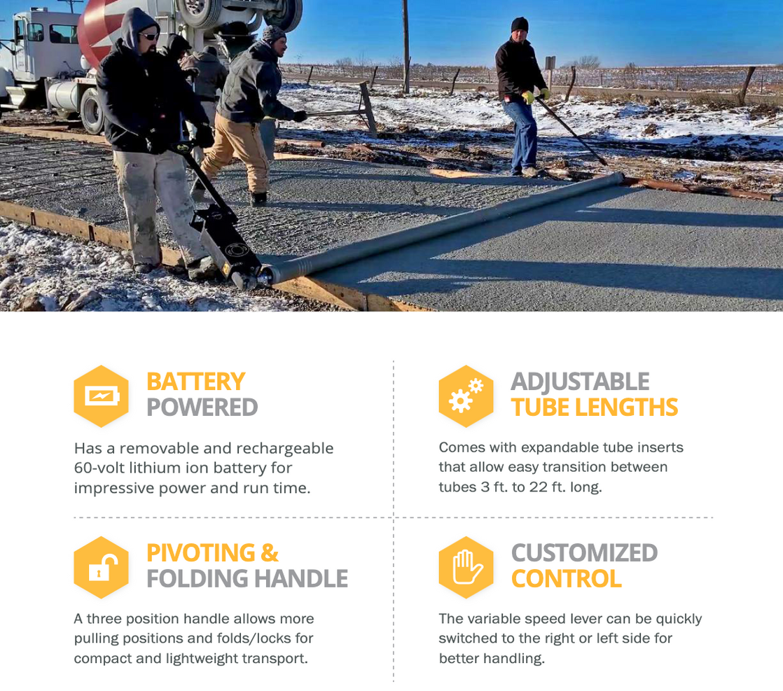 Curb Roller Batt Screed 6000 Kit — Cougar Sales & Rental, Inc.